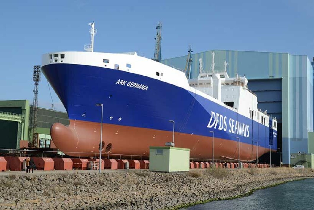 Roll-out at Volkswerft Stralsund